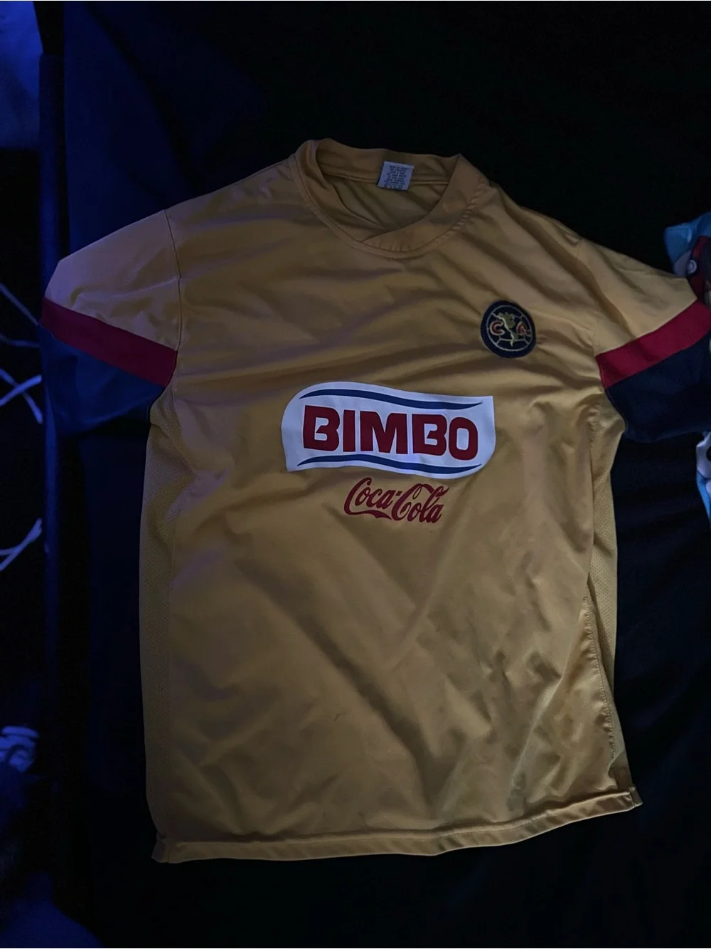Shirts | Club Amrica Yellow Soccer Jersey With Bimbo Logo | Poshmark